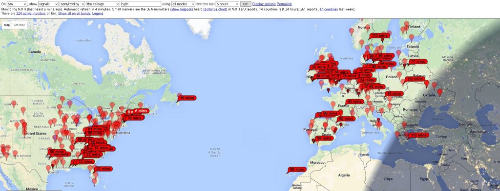 6M Propagation to Europe on JT65. - Nashua Area Radio Society