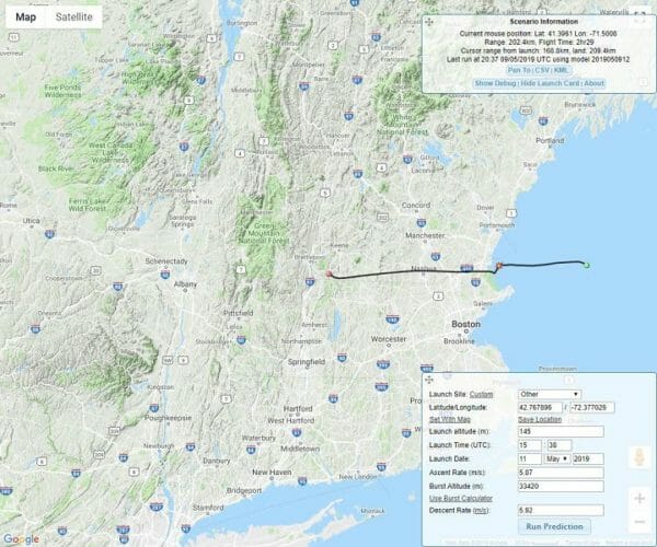 HAB Launch Update - Nashua Area Radio Society