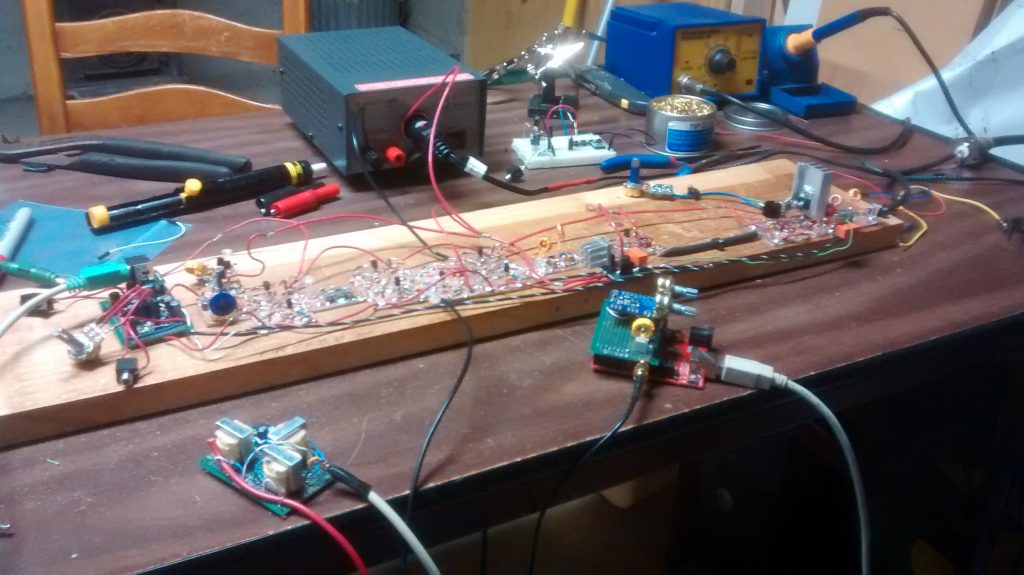 First Homebrew Contact on my Scratch Built BitX20 SSB Transceiver