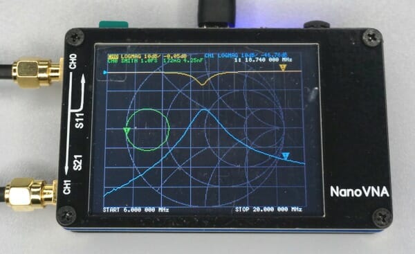 NanoVNA (Tiny Vector Network Analyzer) - Nashua Area Radio Society
