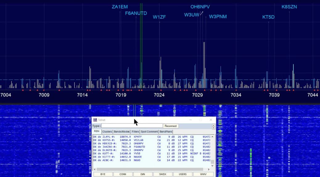 Icom IC-7300 Display Using N1MM Logger Plus - Nashua Area Radio Society