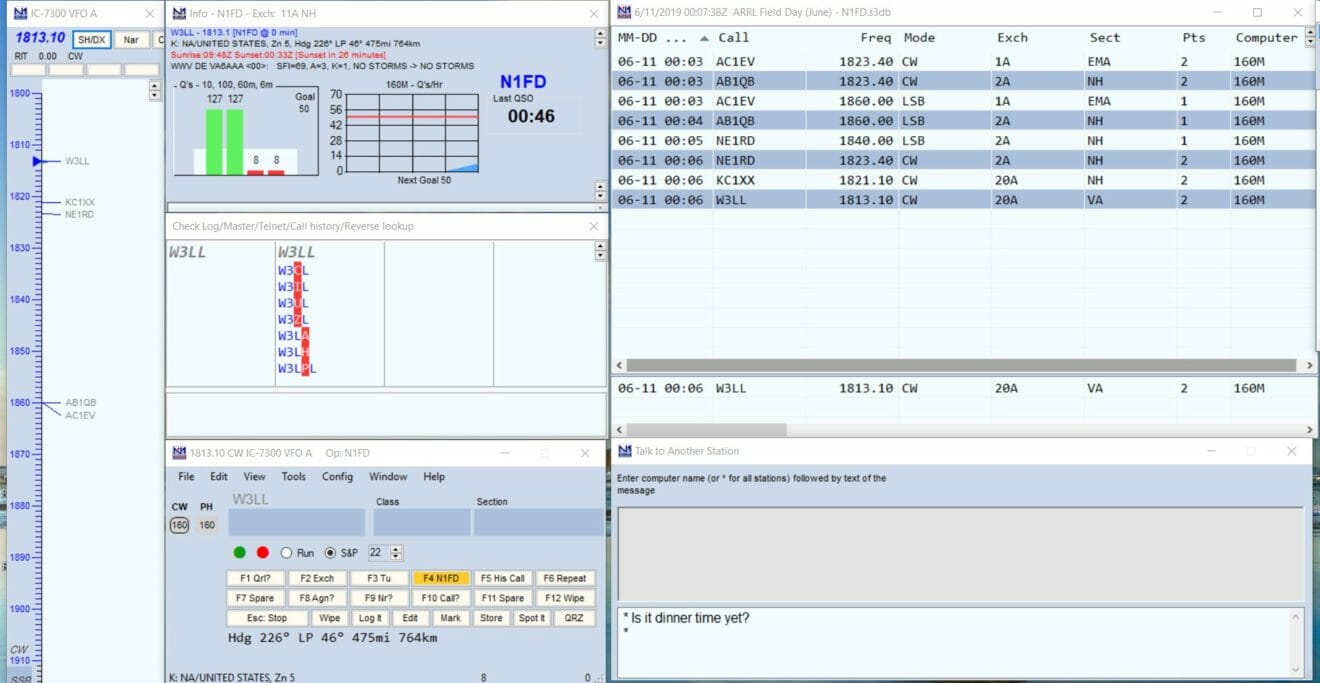 Winter Field Day 2020 Final Station Test - Nashua Area Radio Society