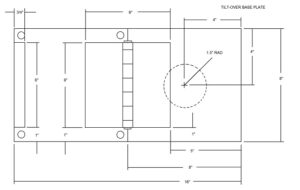 Tilt-Over Bases for Antenna Masts That You Can Build