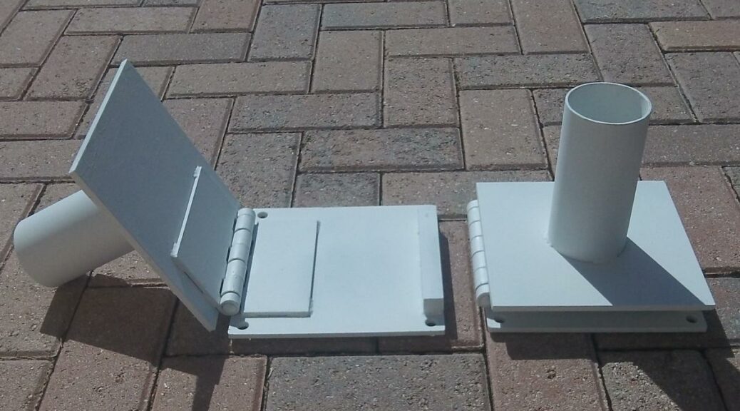 Tilt-Over Bases for Antenna Masts That You Can Build