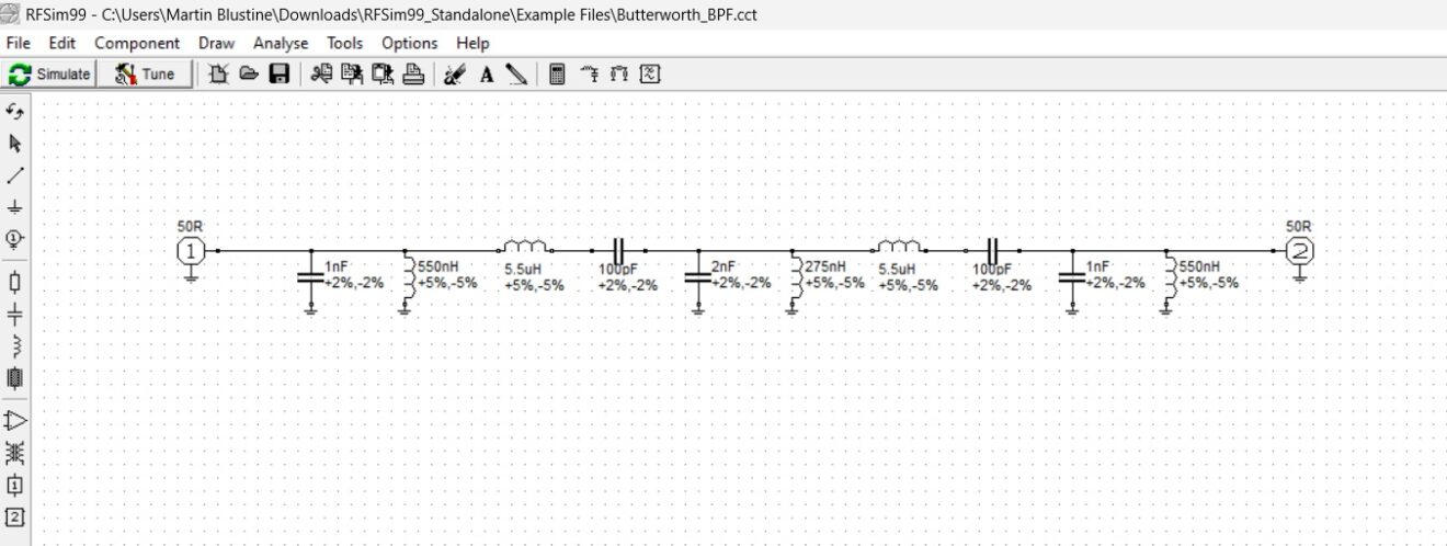 RFSim99 for Circuit Simulations - Nashua Area Radio Society