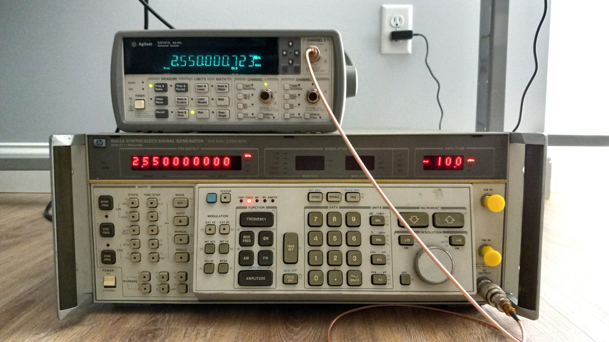 Restoration of an Agilent 53131A Frequency Counter - Nashua Area Radio ...
